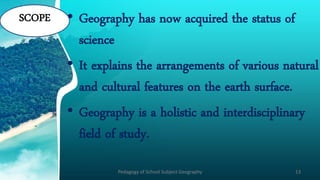 Pedagogy of School Subject Geography | PPT