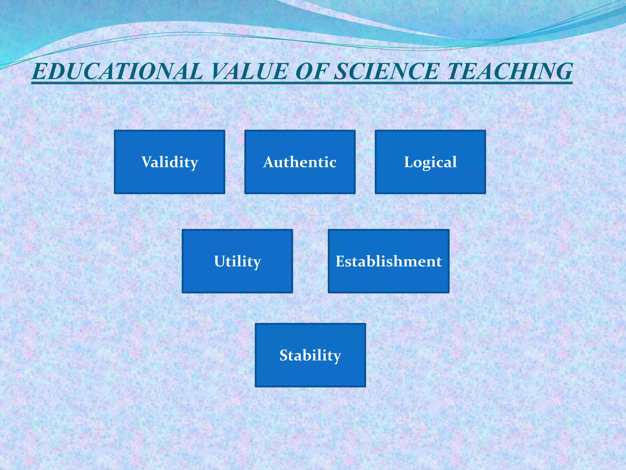 Pedagogy of science | PPTX