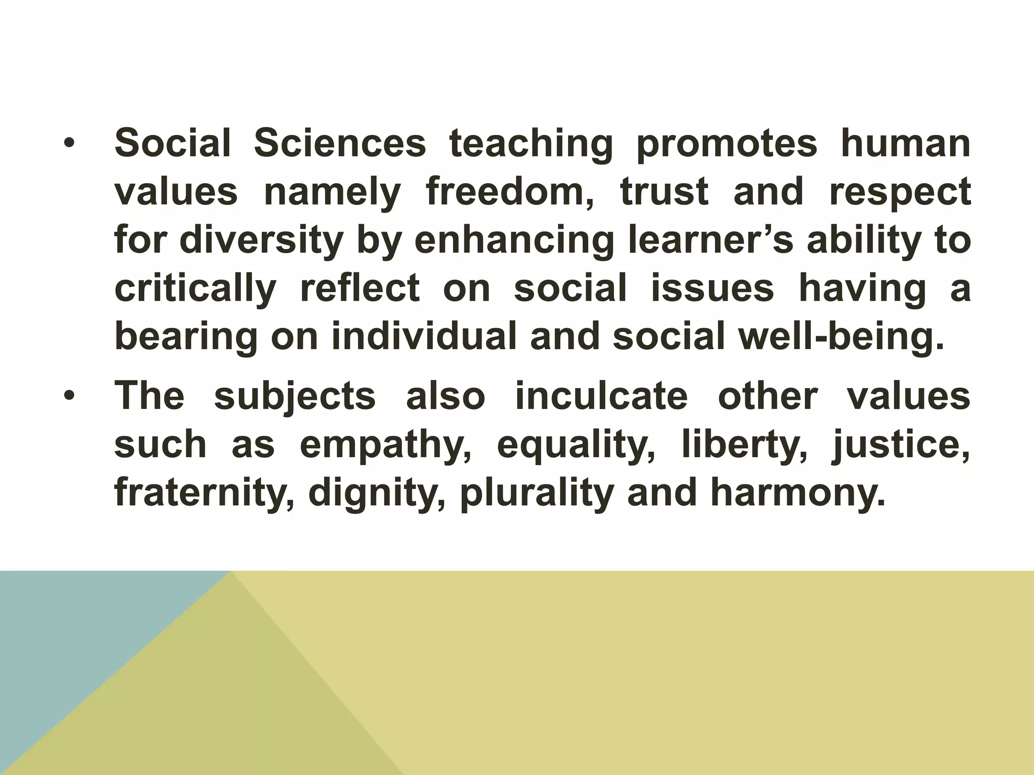Module 12: Pedagogy of Social Sciences (Upper Primary Stage) | PPTX