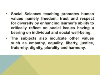 Module 12: Pedagogy of Social Sciences (Upper Primary Stage) | PPTX