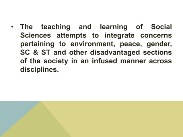 Module 12: Pedagogy of Social Sciences (Upper Primary Stage) | PPTX ...