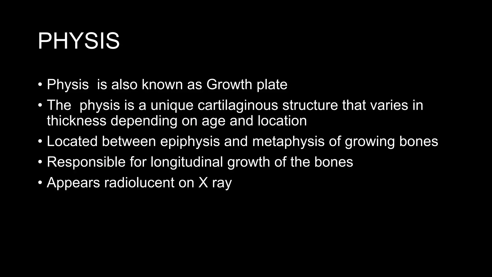 structure of physis | PPTX