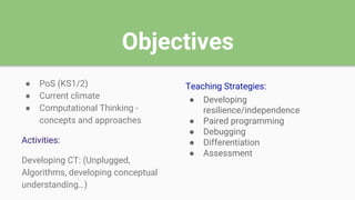 Approaches to teaching primary computing | PPT