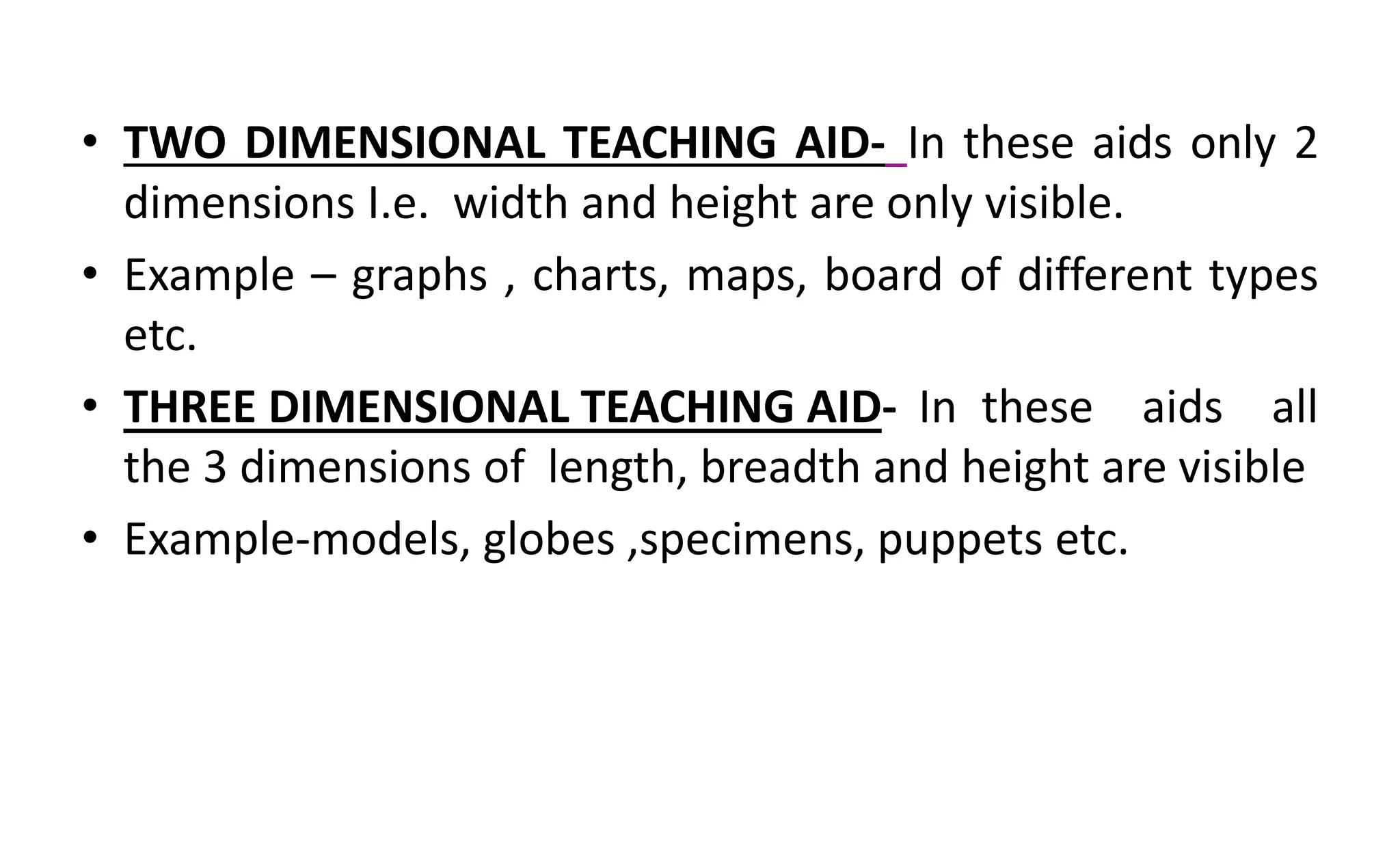 TYPES AND PRINCIPLE OF TEACHING AIDS(PEDAGOGY) | PPT