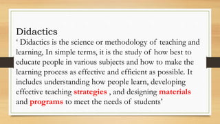 Pedagogy Vs Didactics.pptx