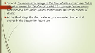 Pedal operated power generation system | PPTX