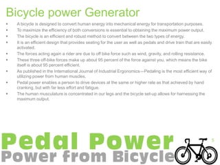 Pedal power | PPTX