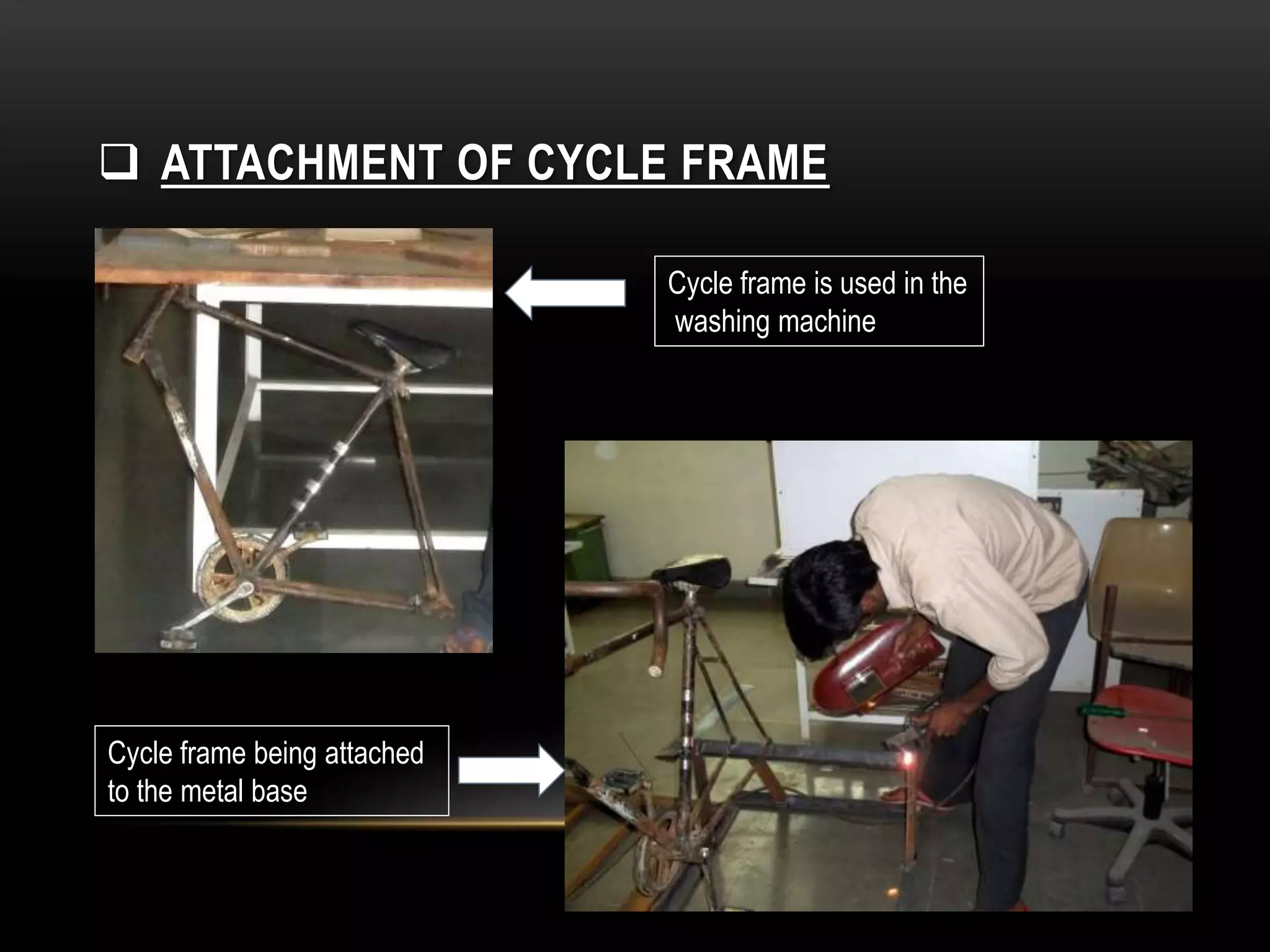 Pedal power washing machine | PPTX