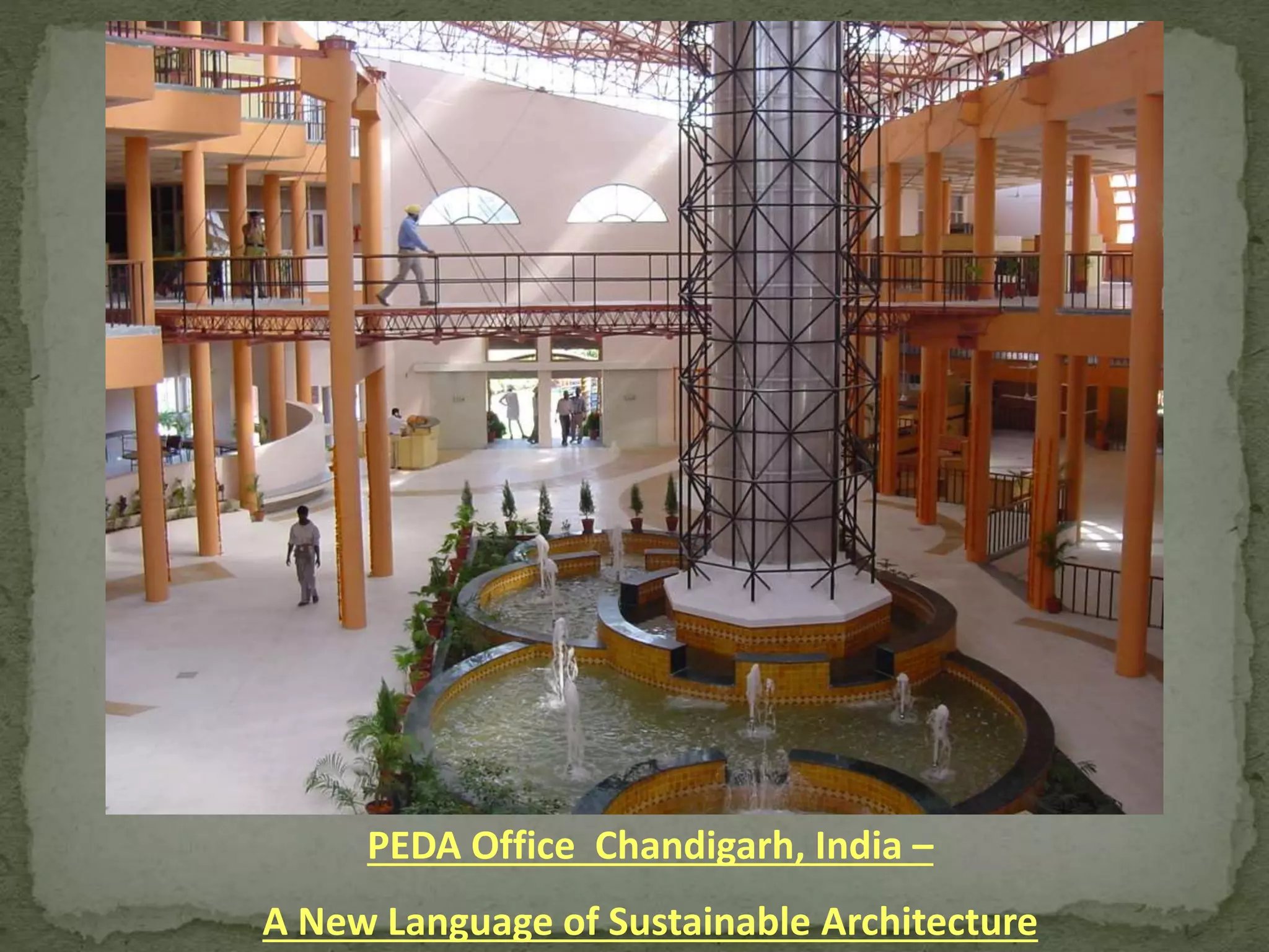 PUNJAB ENERGY DEVELOPMENT AGENCY BUILDING , CHANDIGARH | PPTX