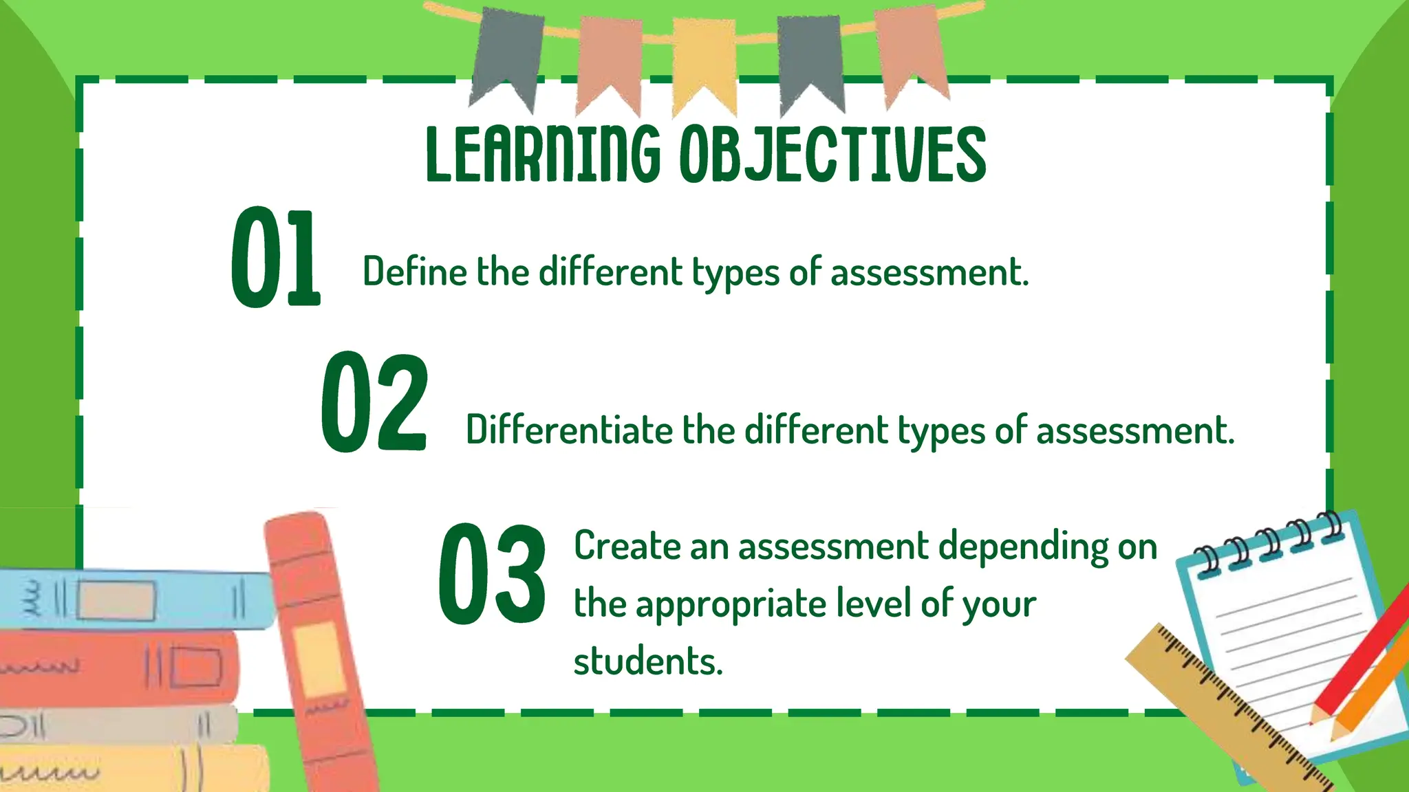 Different types of assessment - Assessment of Learning 1 | PPTX