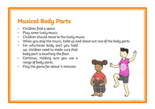 PE Musical Body Parts | PPT