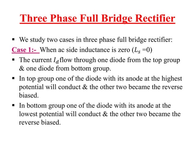 Three Phase Rectifier By Vivek Ahlawat | PPSX | Physics | Science