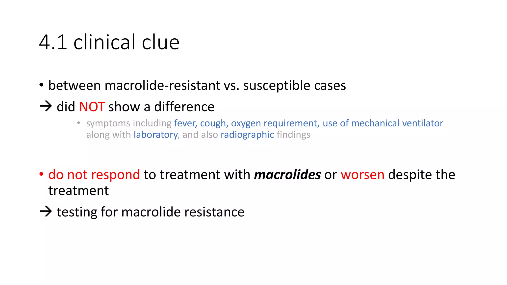 Antimicrobial therapy of macrolide-resistant Mycoplasma pneumoniae ...