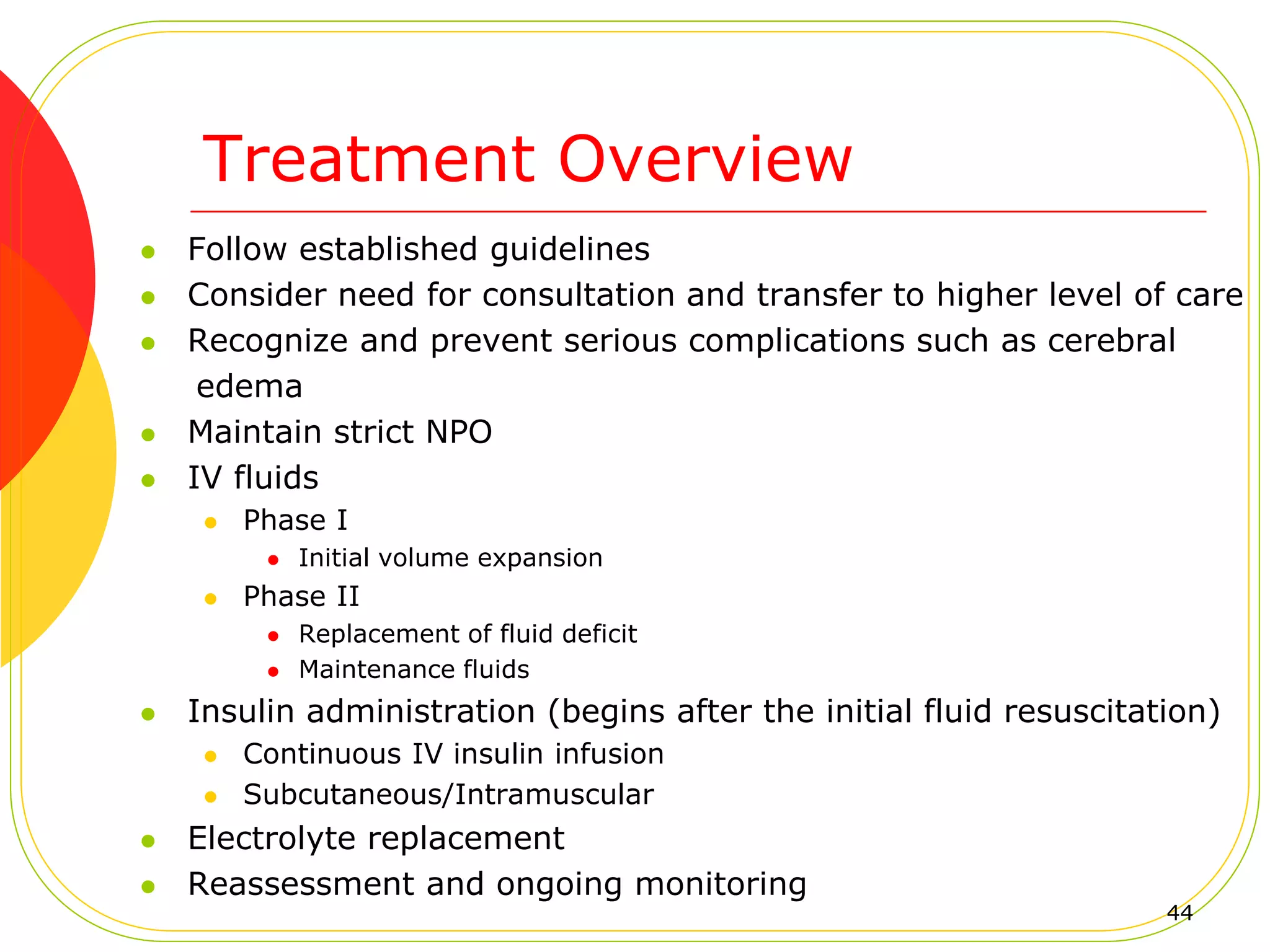 Pediatrics DKA slide set updated | PPT