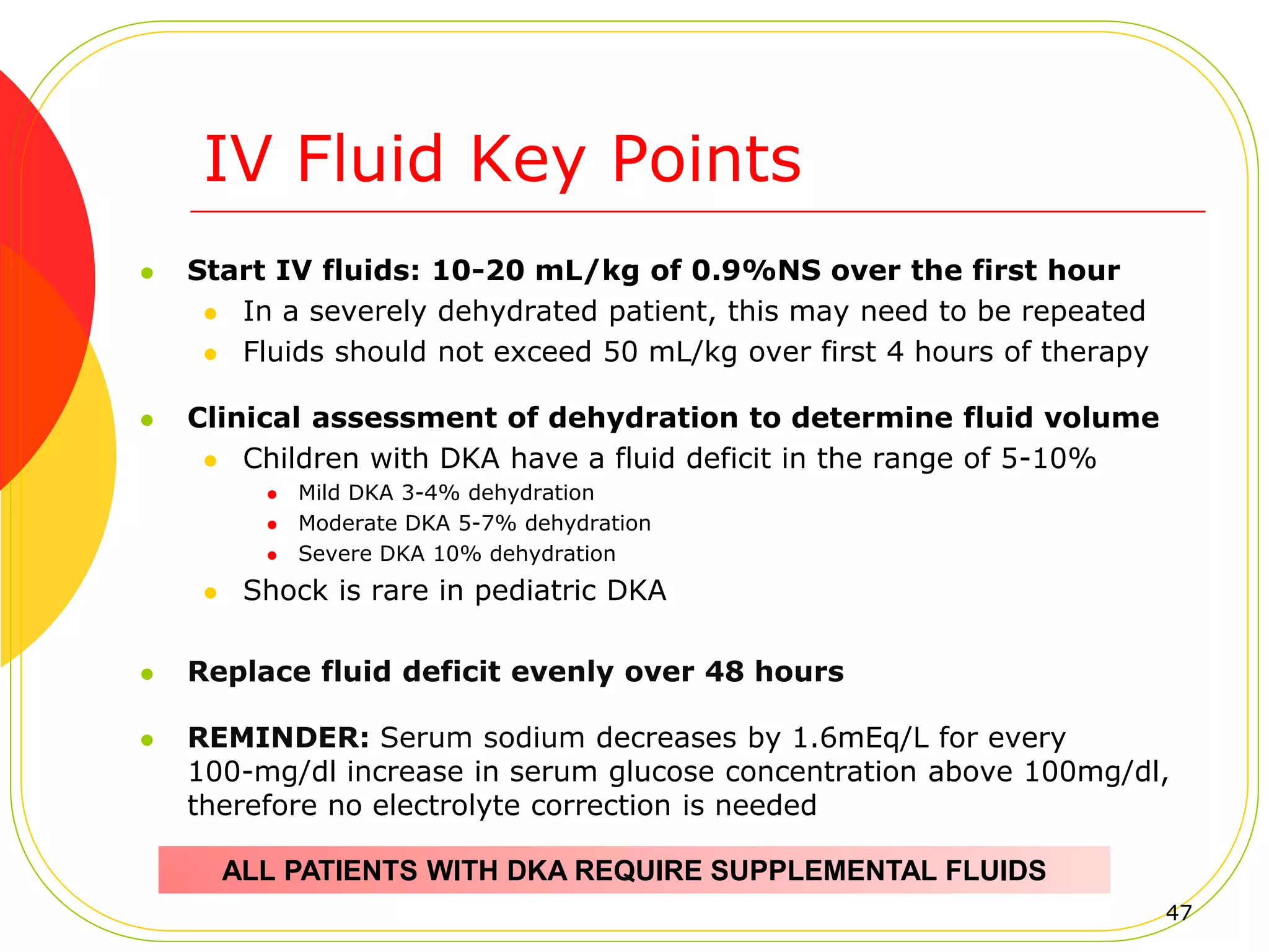 Pediatrics DKA slide set updated | PPT