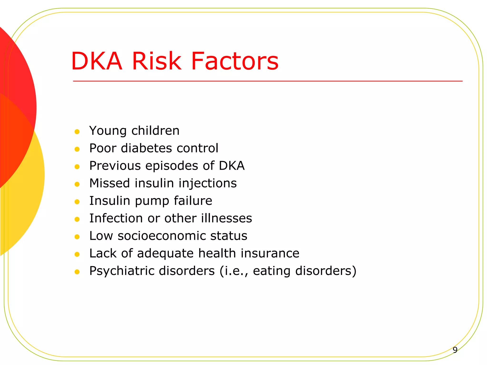 Pediatrics DKA slide set updated | PPT