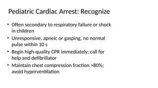 Emergency medicine in pediatric and infant | PPTX