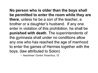 Pederasty in ancient greece2 | PPT