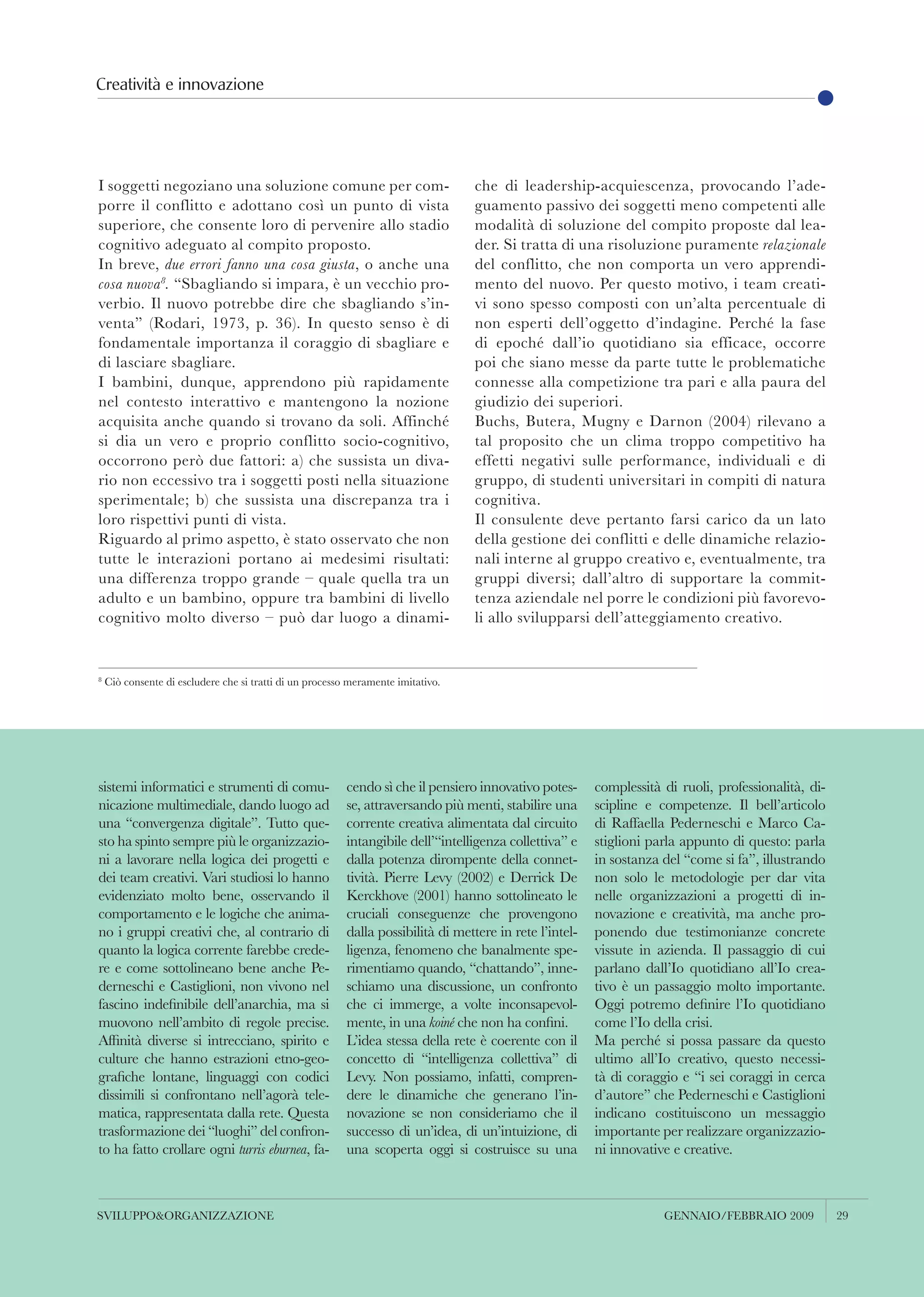 Pederneschi creativita e_innovazione_organizzativa | PDF