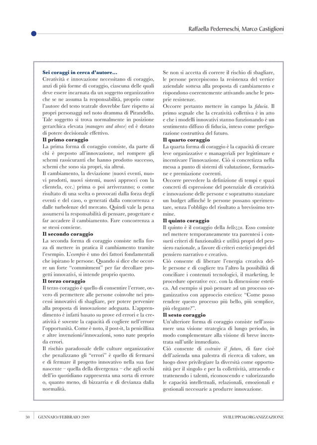 Pederneschi creativita e_innovazione_organizzativa | PDF