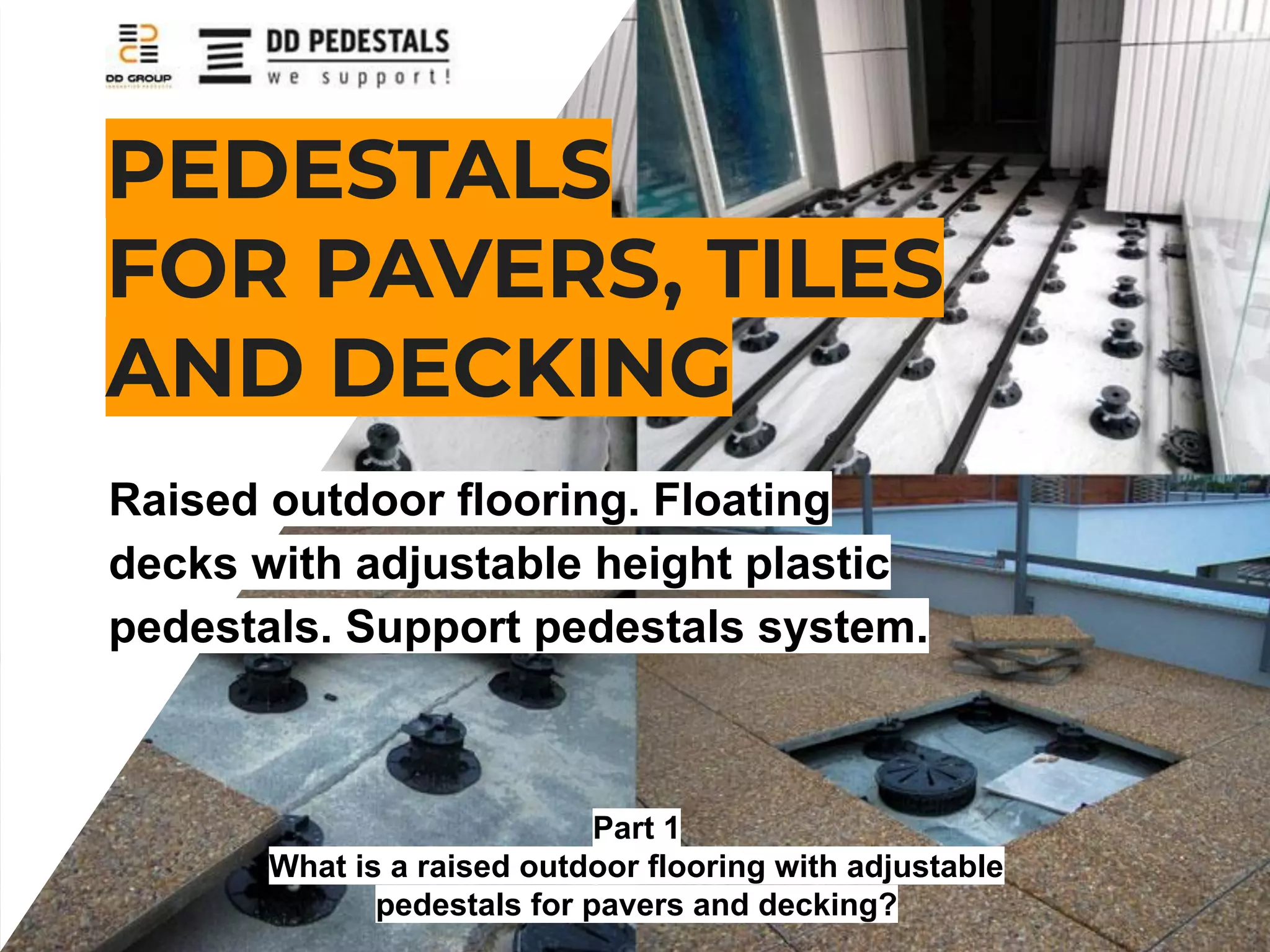 Pedestals for pavers, tiles and decking | PDF