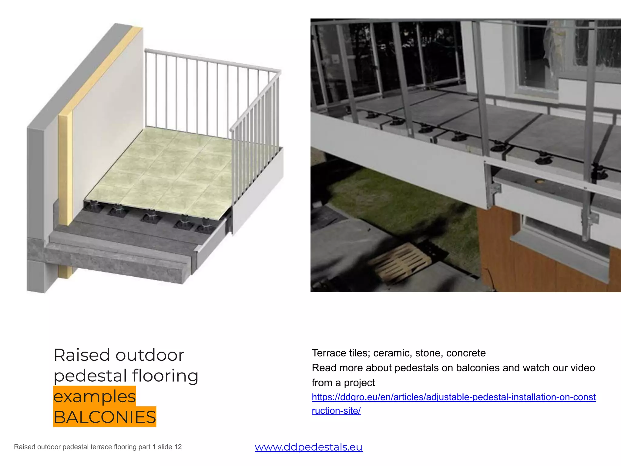 Pedestals for pavers, tiles and decking | PDF