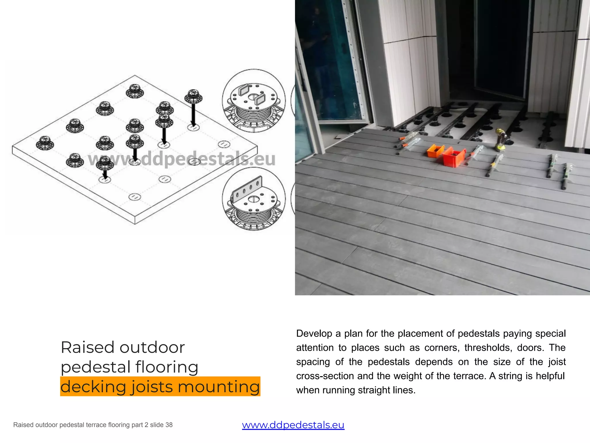 Pedestals for pavers, tiles and decking | PDF