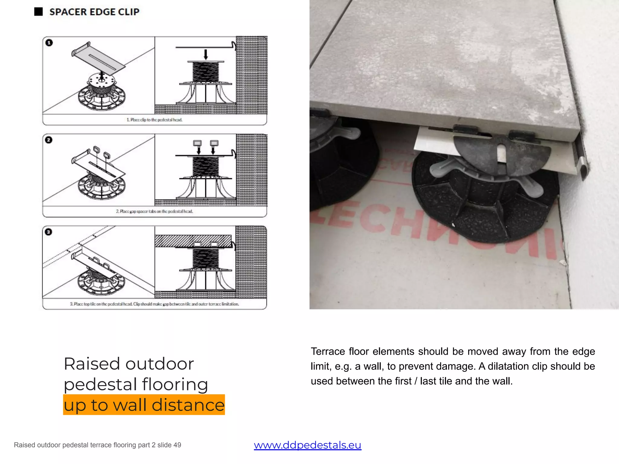 Pedestals for pavers, tiles and decking | PDF