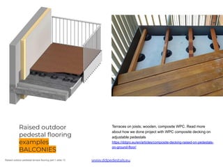 Pedestals for pavers, tiles and decking | PDF