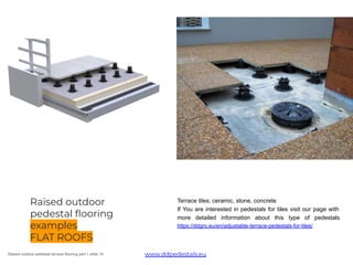 Pedestals for pavers, tiles and decking | PDF