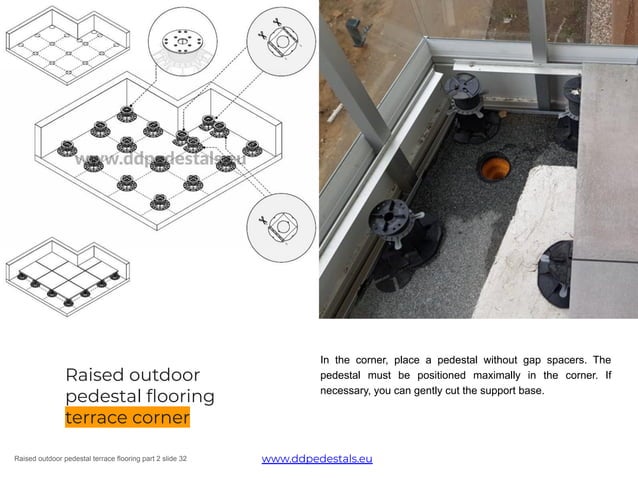 Pedestals for pavers, tiles and decking | PPT