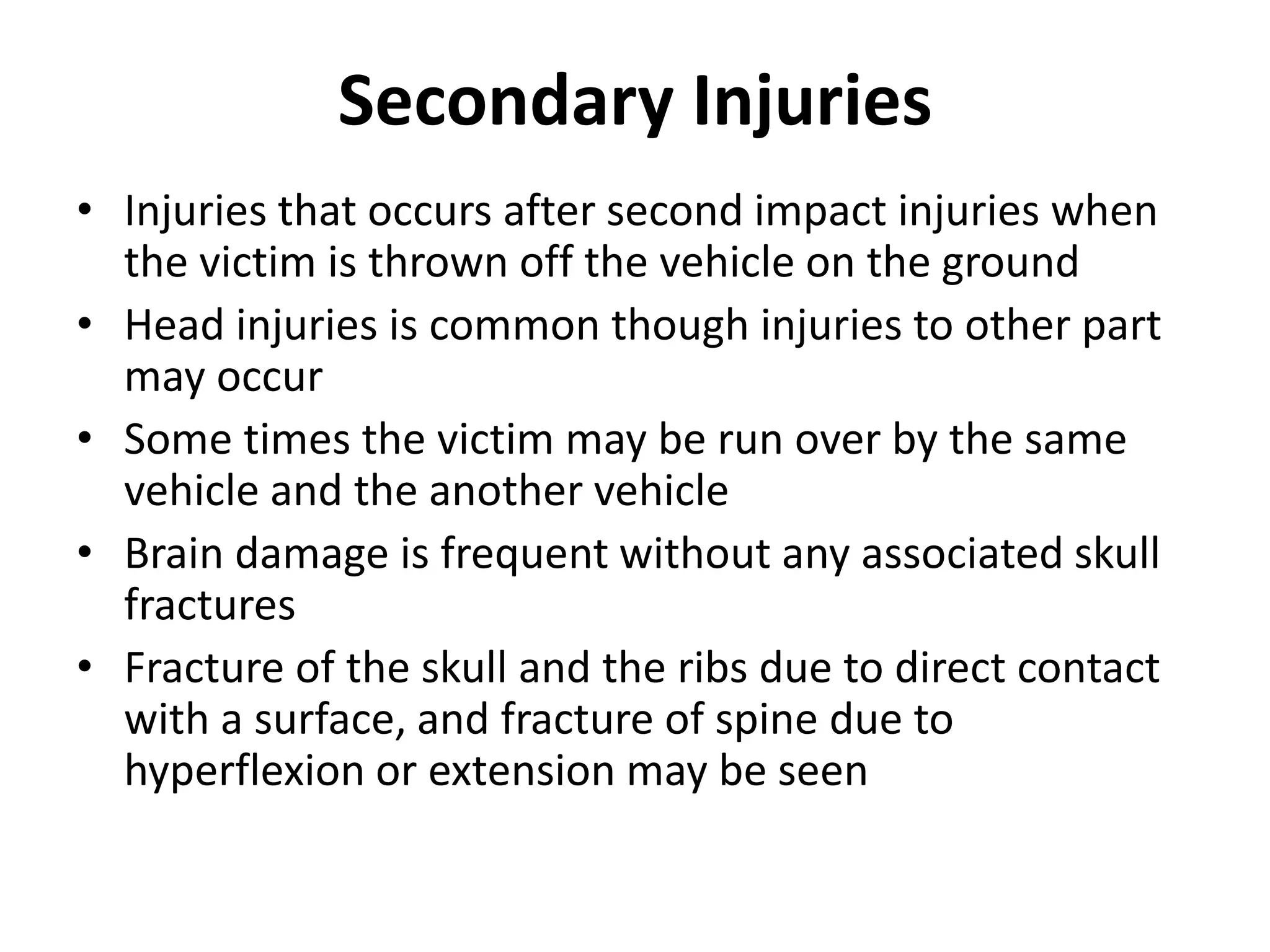 Pedestrian injuries in road traffic accidents | PPTX