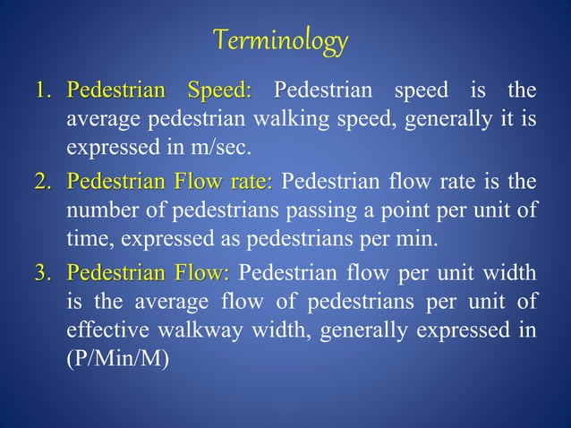 Pedestrian level of service for crosswalks at urban intersections | PPT