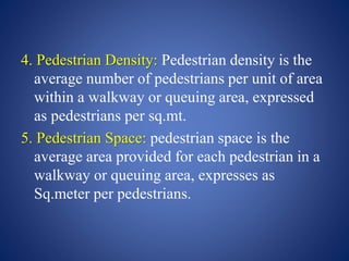 Pedestrian level of service for crosswalks at urban intersections | PPTX