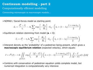 Pedestrian modelling | PDF