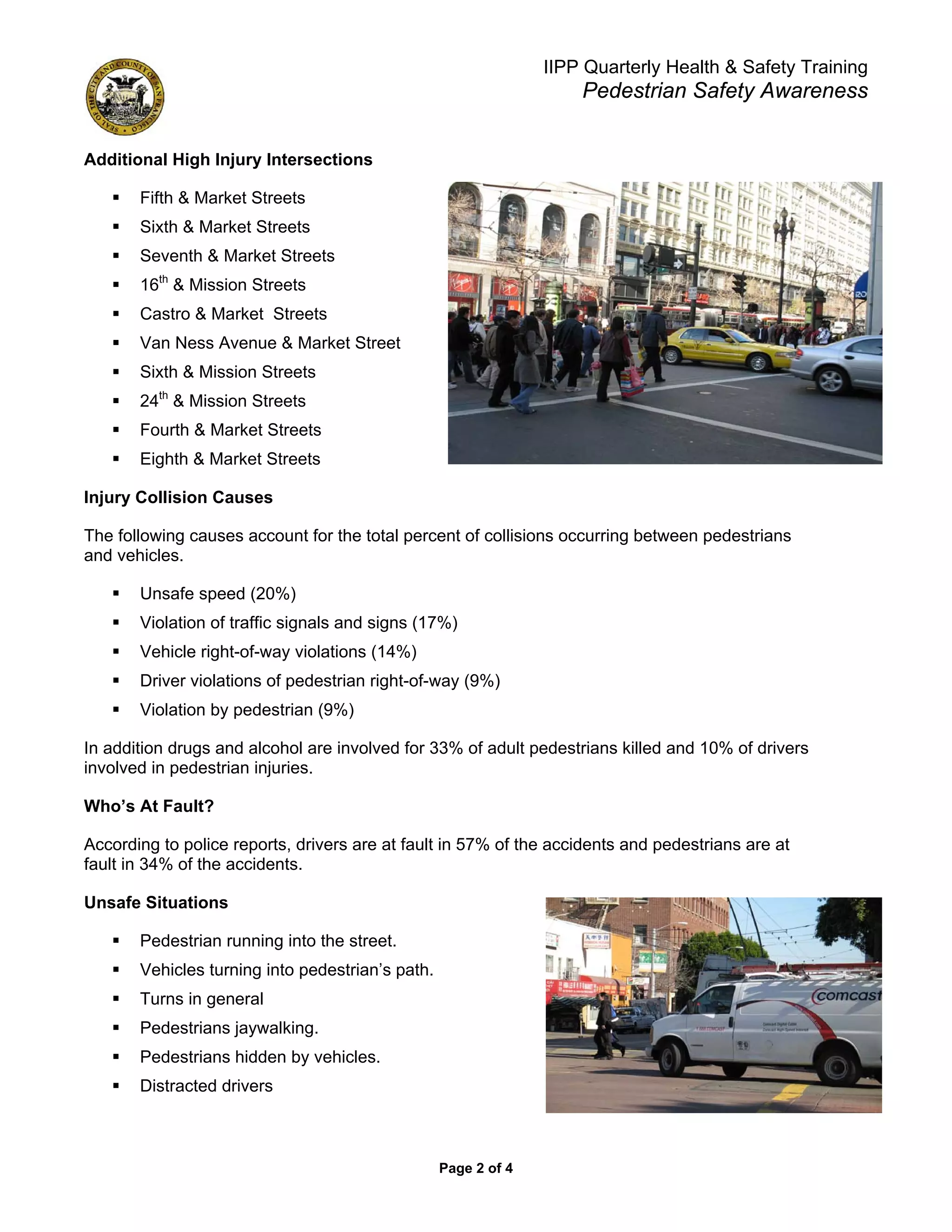 Pedestrian Safety | PDF