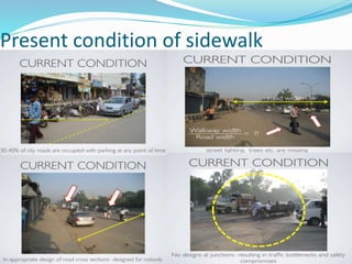 Pedestrians safety assessment & sidewalk quality study in a city | PPT