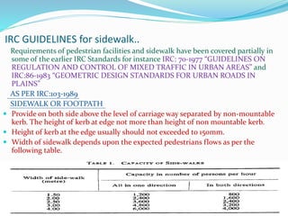 Pedestrians safety assessment & sidewalk quality study in a city | PPT
