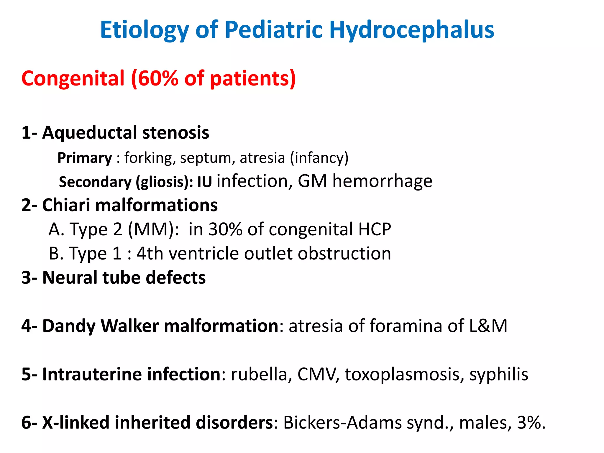 Pediatric Hydrocephalus | PDF