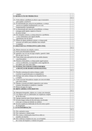 Pedi Formulário de avaliação pediatrica fisio | PDF