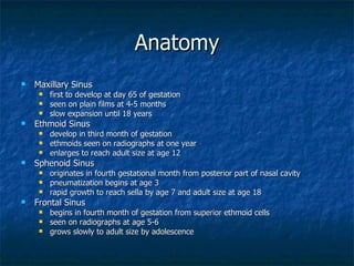 Pediatric Sinusitis | PPT