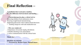 A PharmD Pediatric AFI case presentation | PPTX