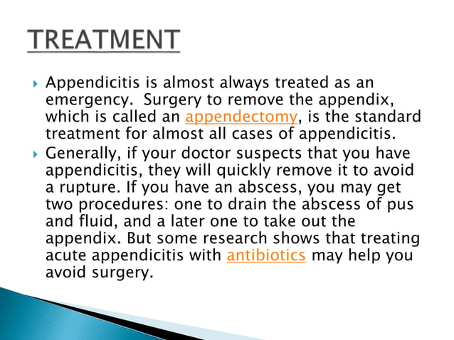 Pedi appendicitis | PPT