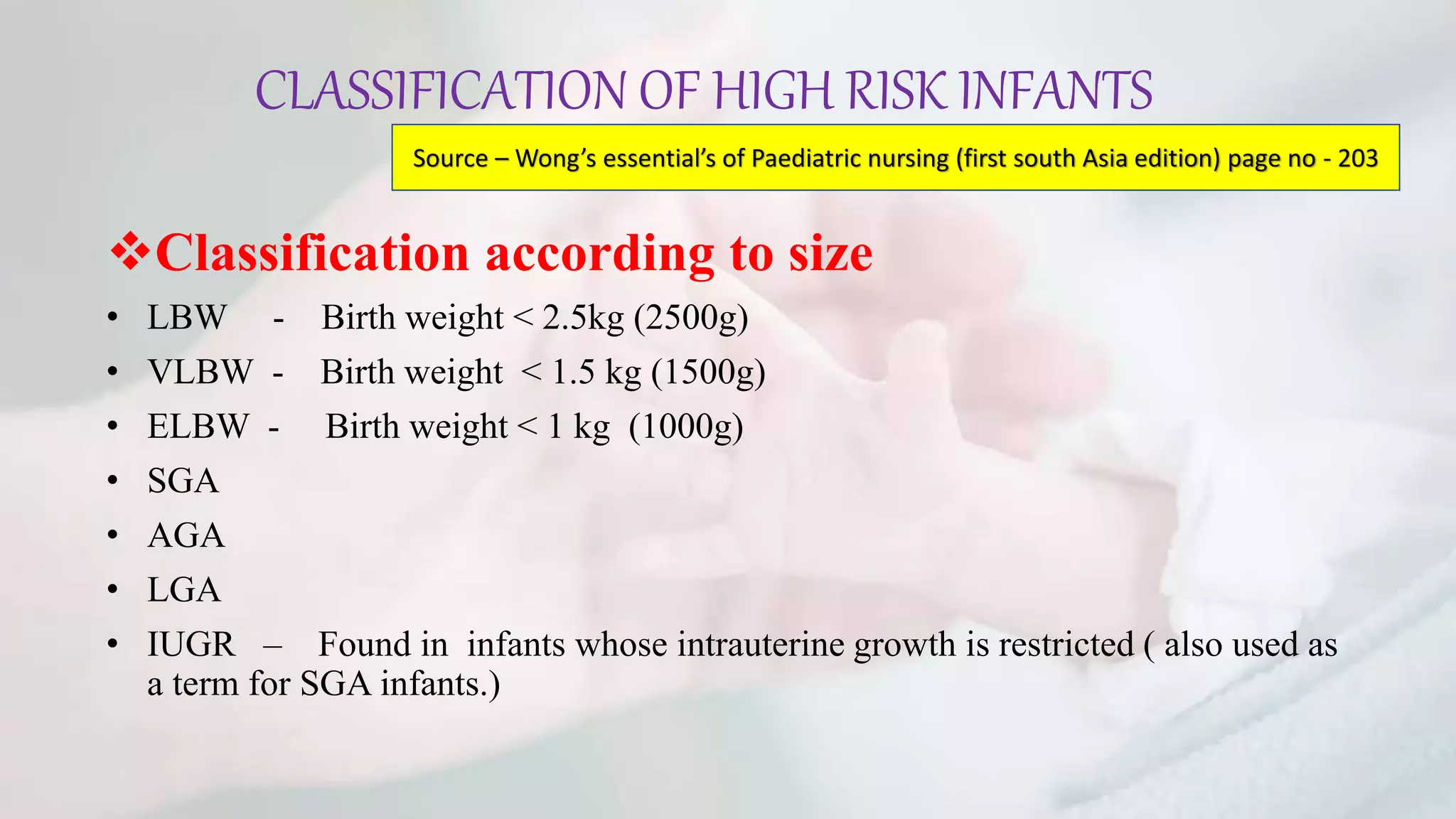 Nursing management of Preterm, Term, Post-term and IUGR Baby.pptx