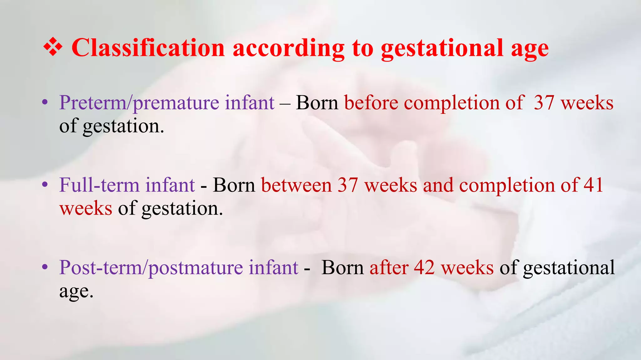 Nursing management of Preterm, Term, Post-term and IUGR Baby.pptx