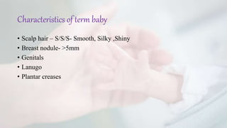 Nursing management of Preterm, Term, Post-term and IUGR Baby.pptx