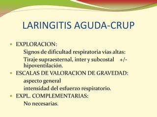 Pediatría laringitis | PPTX