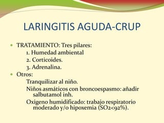 Pediatría laringitis | PPTX