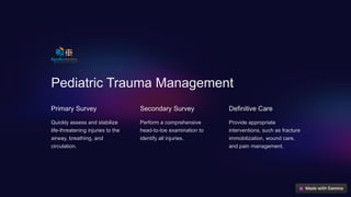 Pediatric Emergency Care for Children | Apollo Hospital | PPTX