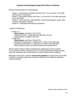 Pediatric hematology-oncology-ward-officer-handbook | PDF
